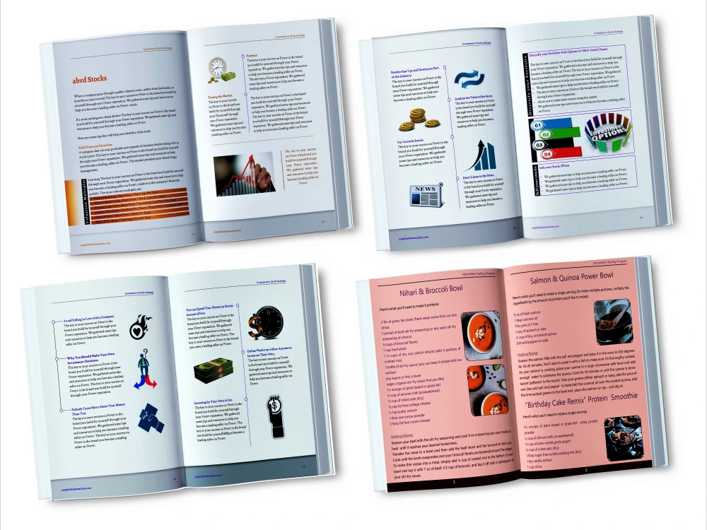 The interior book layout of your book ebook | Upwork