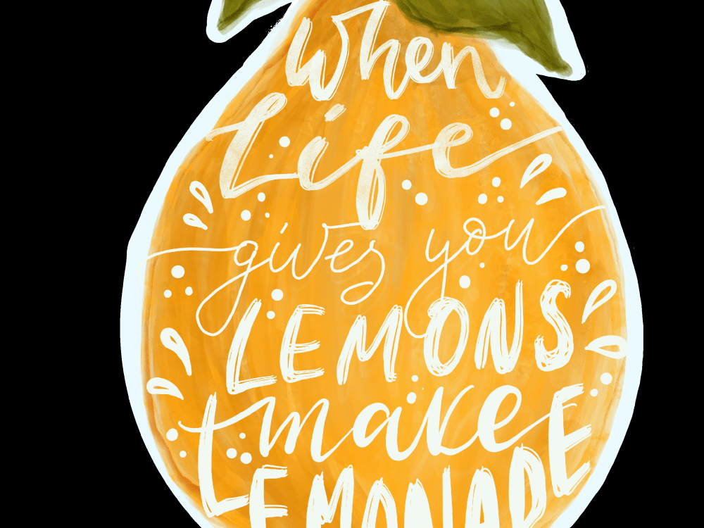 A beautiful and unique lettering compositions for print and e-card ...