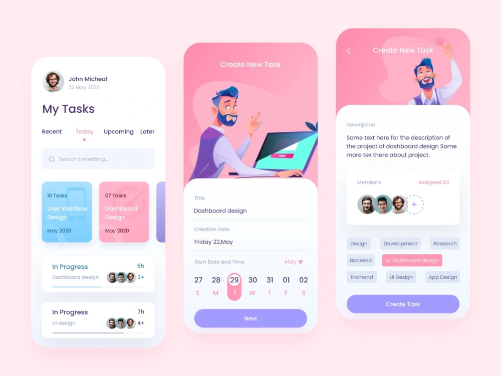 A stunning Mobile App UI and Website UI design | Upwork