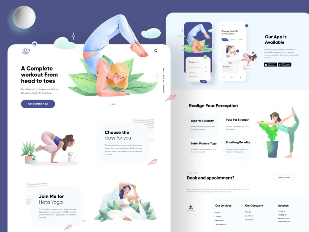 A stunning Mobile App UI and Website UI design | Upwork