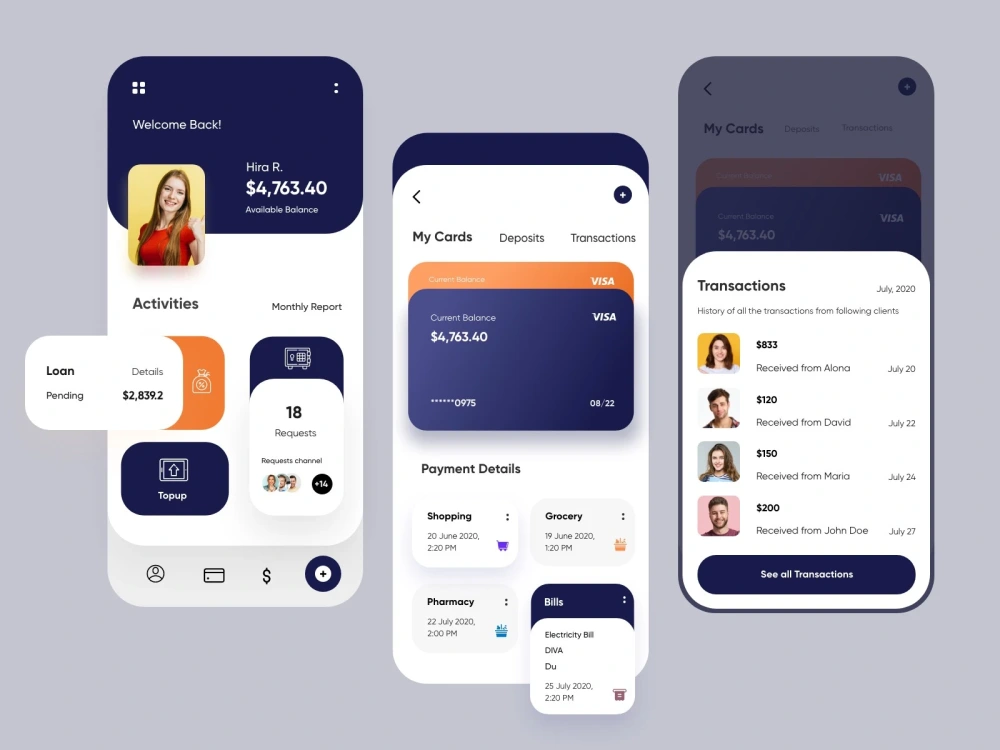 A stunning Mobile App UI and Website UI design | Upwork