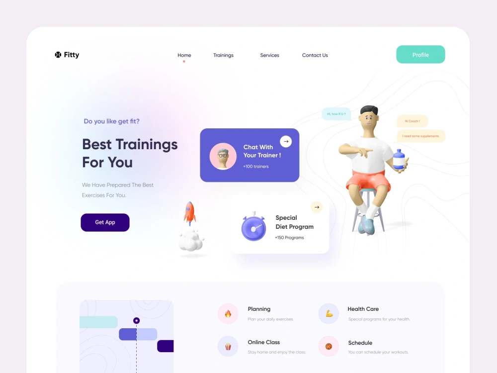 A stunning Mobile App UI and Website UI design | Upwork