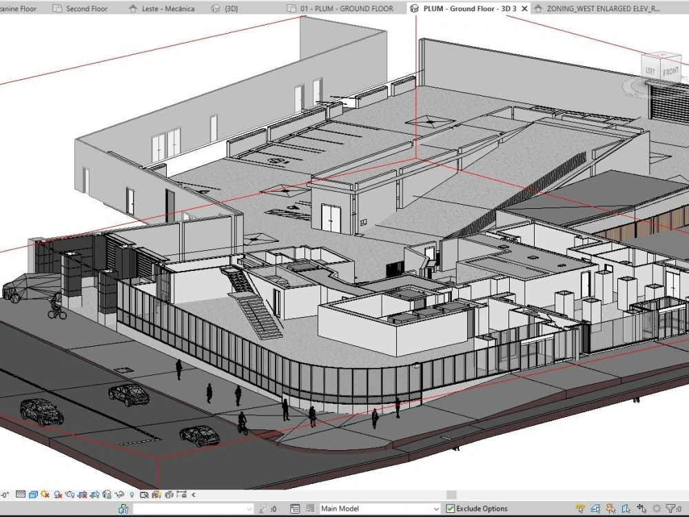 An incredible project modeled in Revit containing high-quality 3D ...