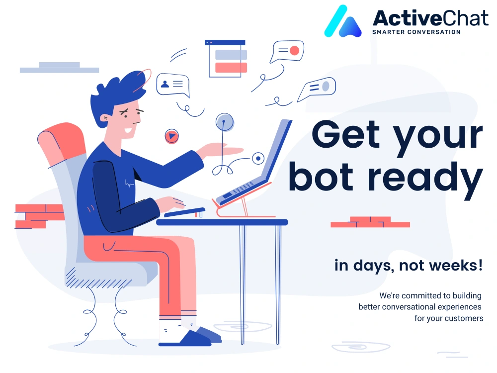 A natural language chatbot for customer service, combined with a live ...