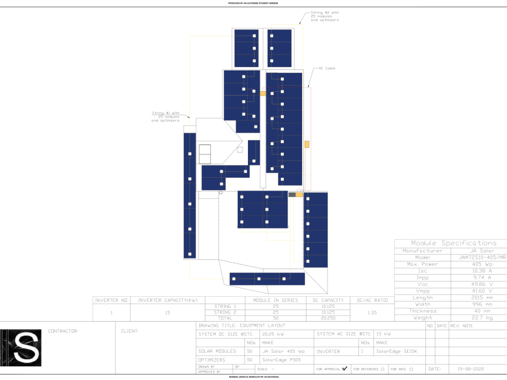 A complete solar pv system design with pvsyst, sketchup and autocad ...