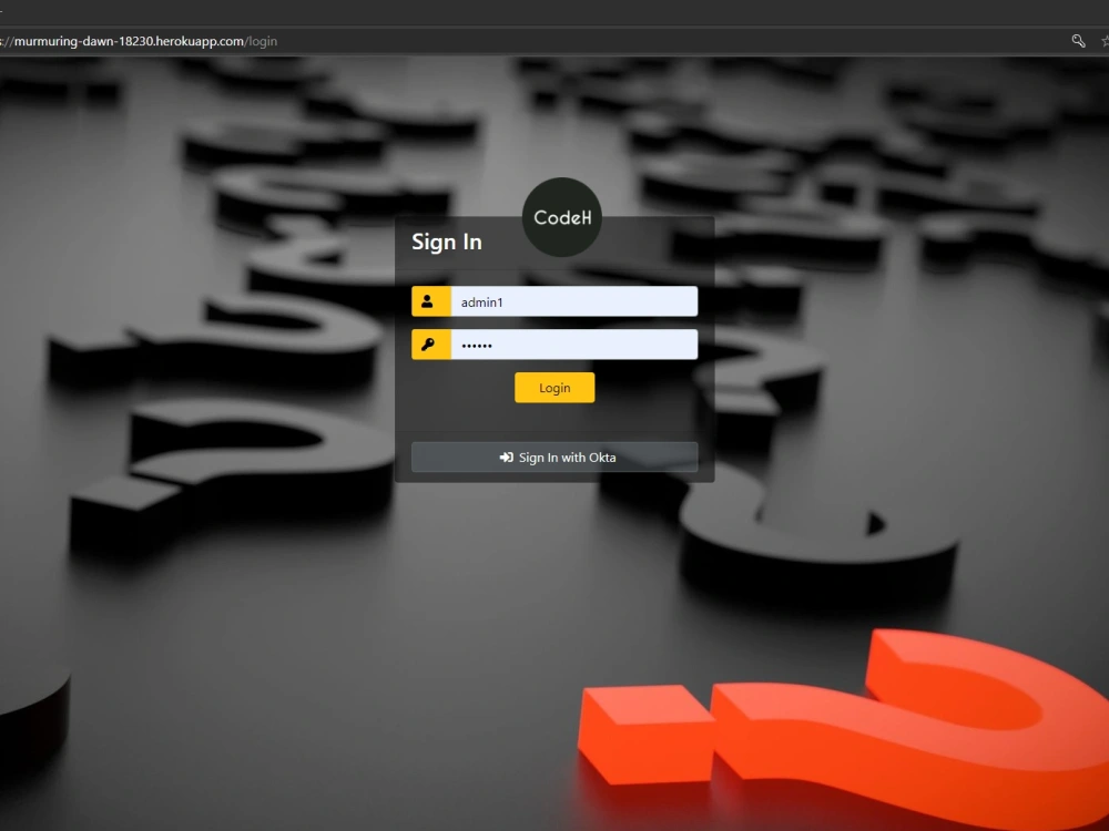 A functional secure web application built using HTML/CSS/Java/Spring ...