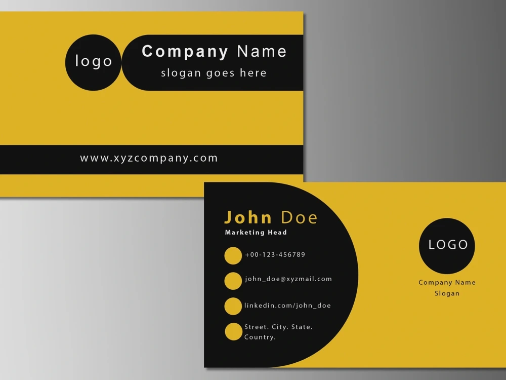 A premium quality business card design | Upwork