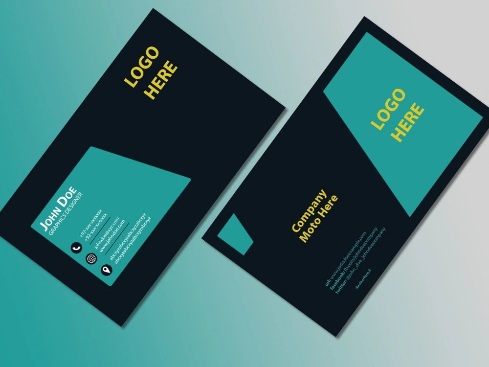 A premium quality business card design | Upwork