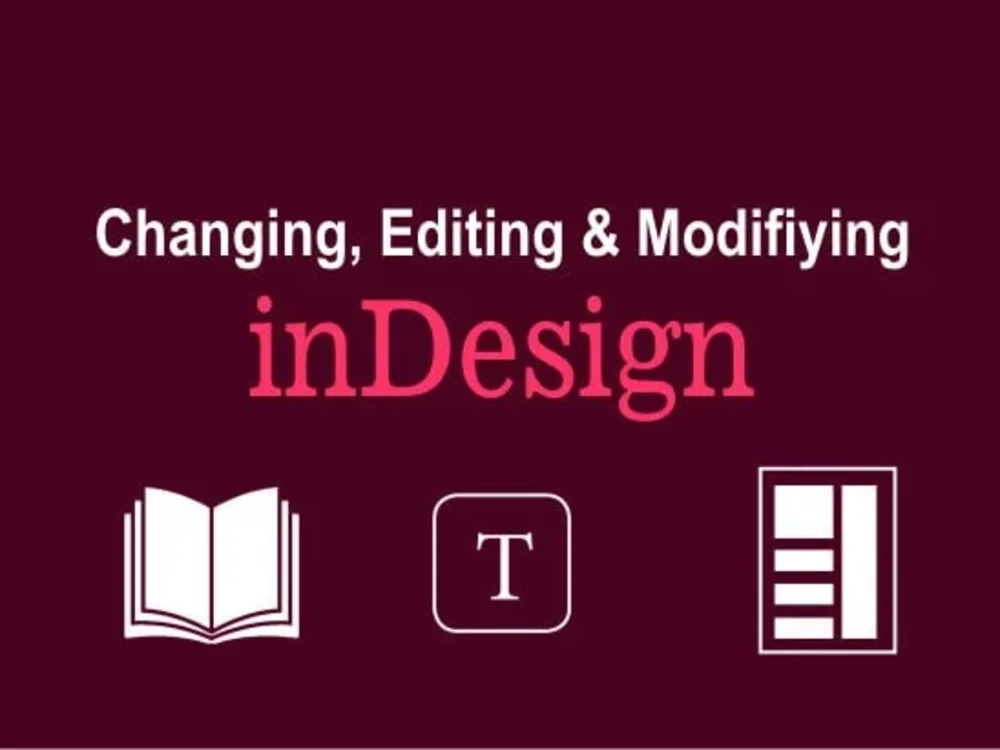 Changes in inDesign indd and PDF file | Upwork