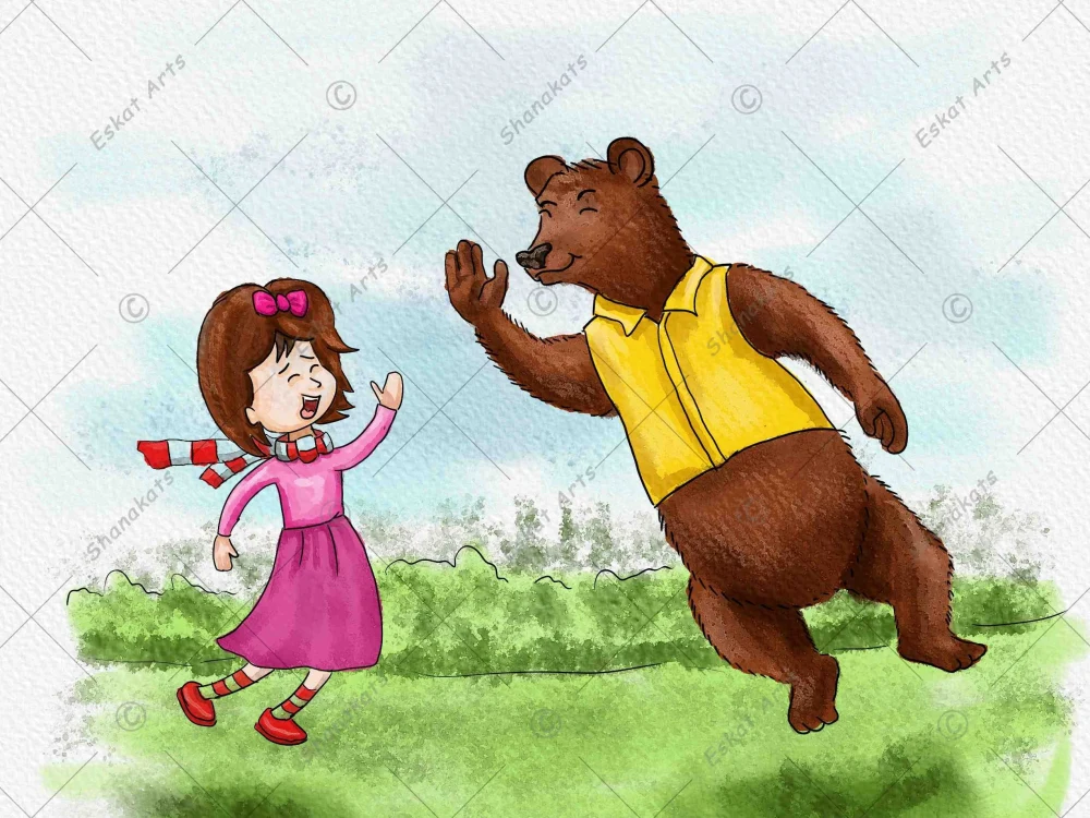 Children book watercolor illustration | Upwork