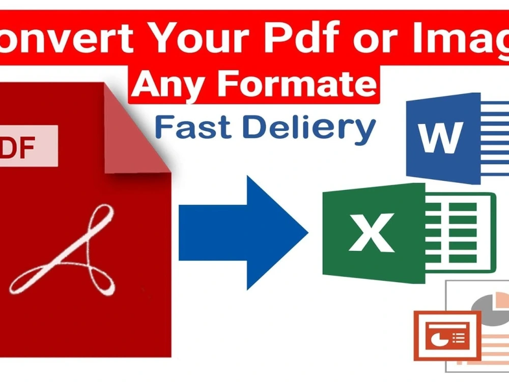 Amazing data from PDF to Excel | Word | Powerpoint. | Upwork