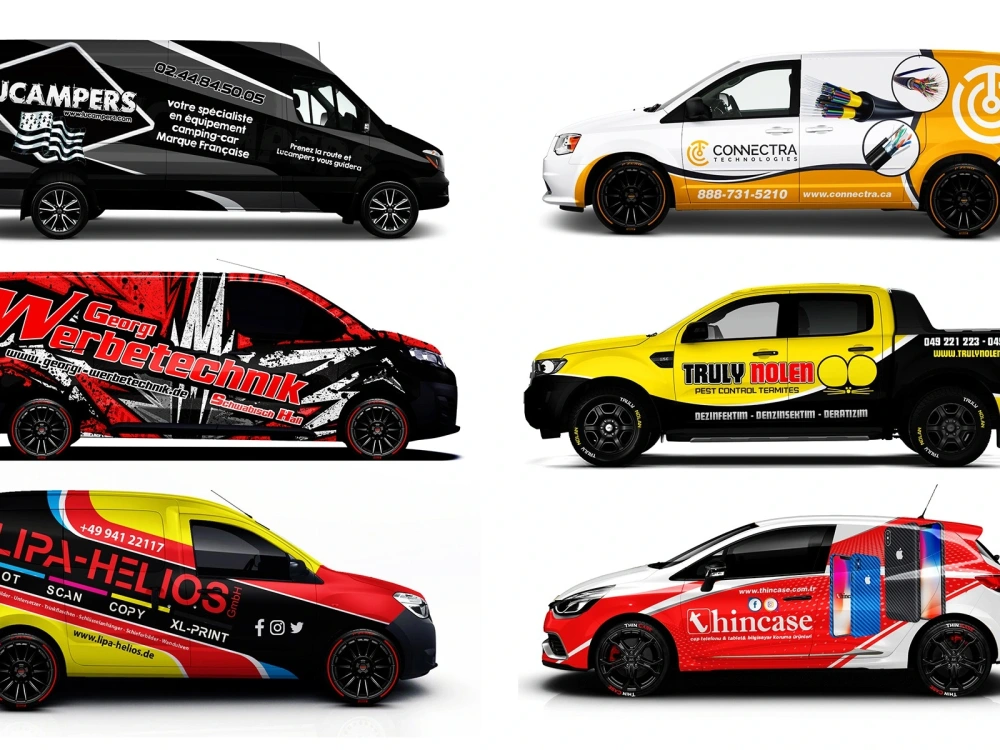 A professional Eye Catching Vehicle Wrap Design | Upwork
