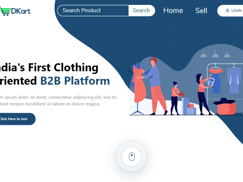 Professional homepage mockup in Adobe XD | Upwork