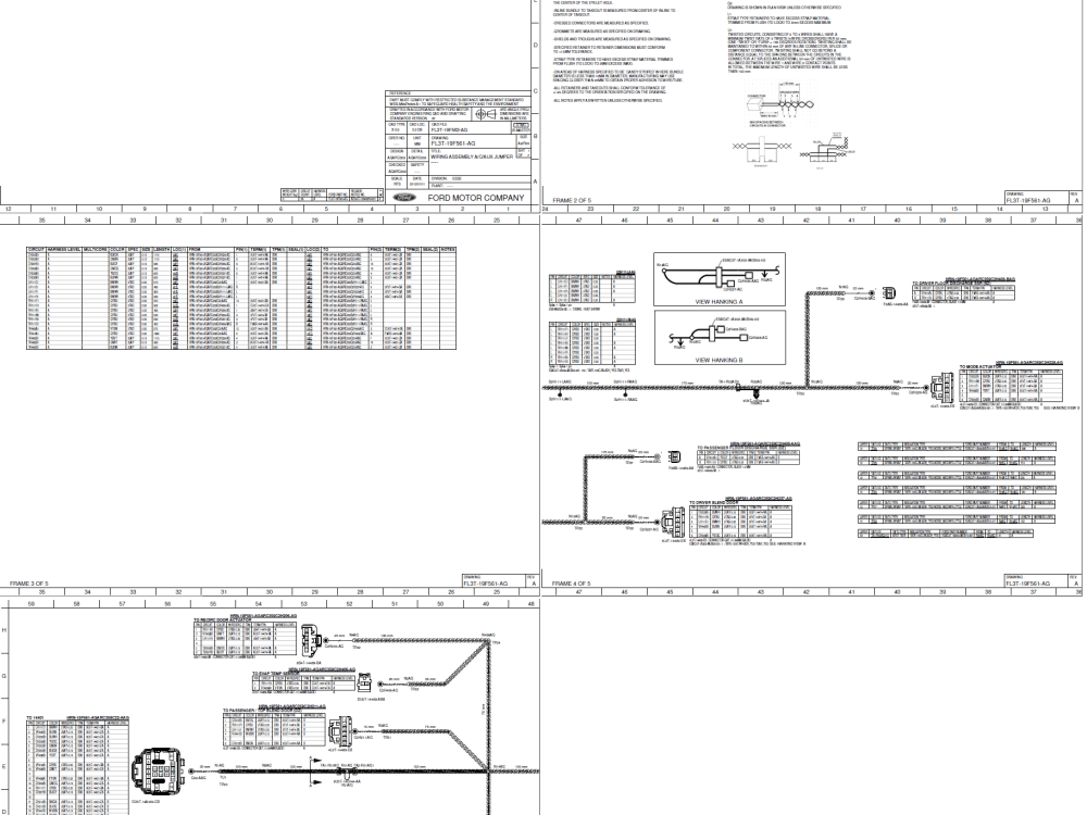 The best 2D Wire Harness Print with clear and neat information. | Upwork