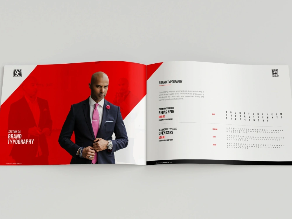 3 Logo Design Concept Brand Guidline, Brand Style Guide Brand Identity ...