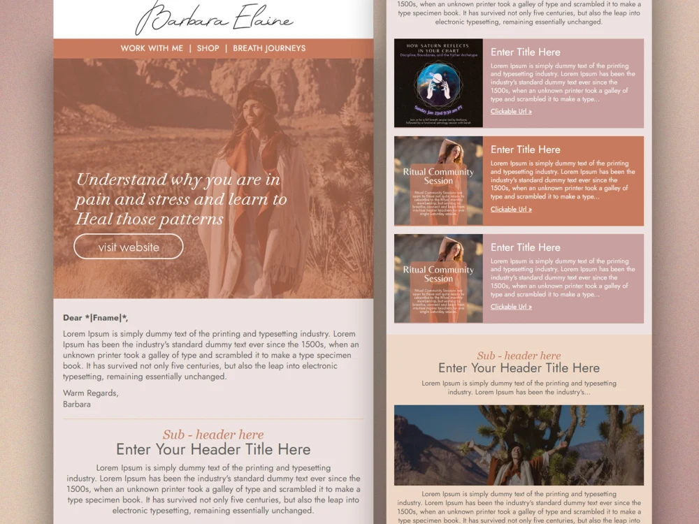 A Professional Editable Mailchimp Newsletter Template Design for ...