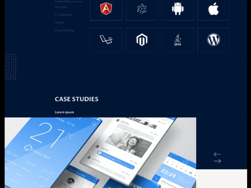 A stunning, responsive and unique website UI | Upwork