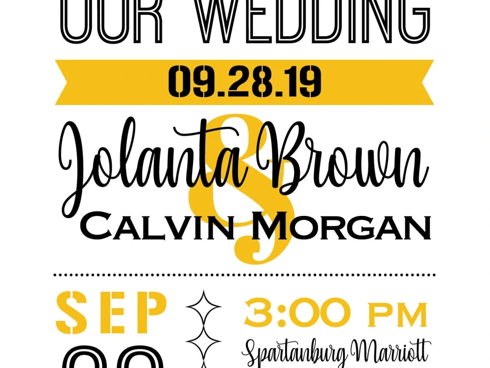 One printable invitation design | Upwork