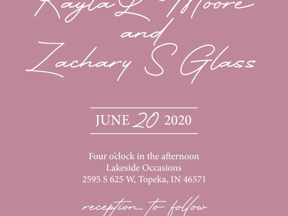 One printable invitation design | Upwork