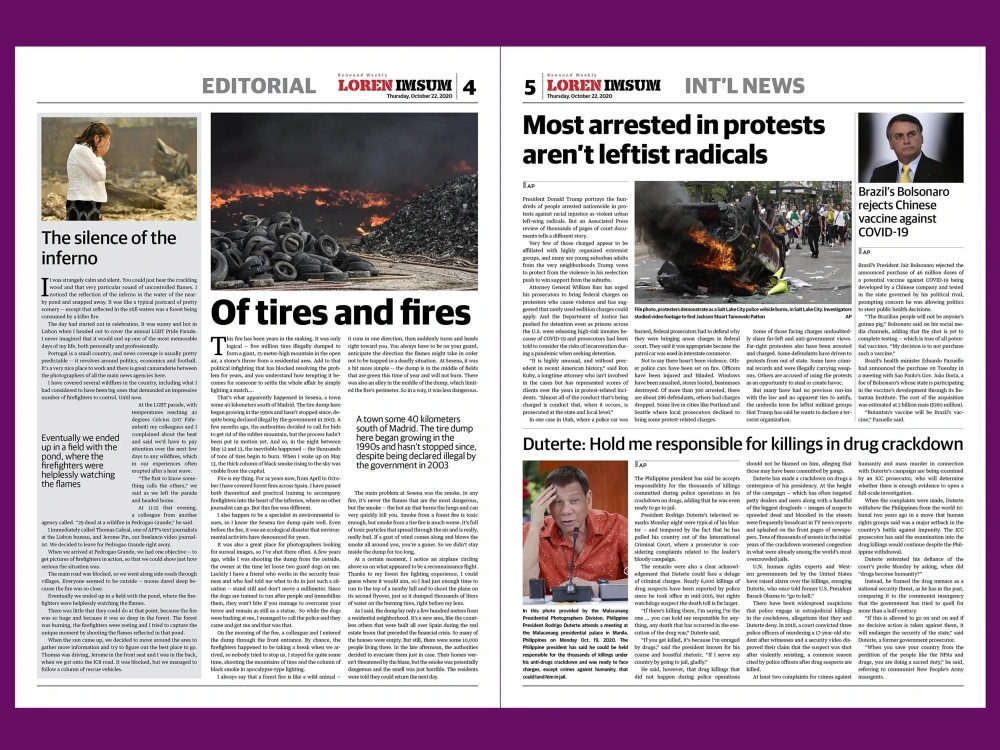 Professional Newspaper, Tabloid layout design | Upwork