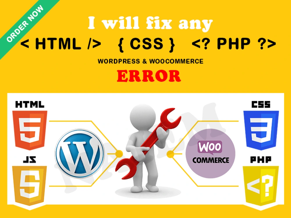 Wordpress, html, css, php error fixed & malware removal on your website | Upwork