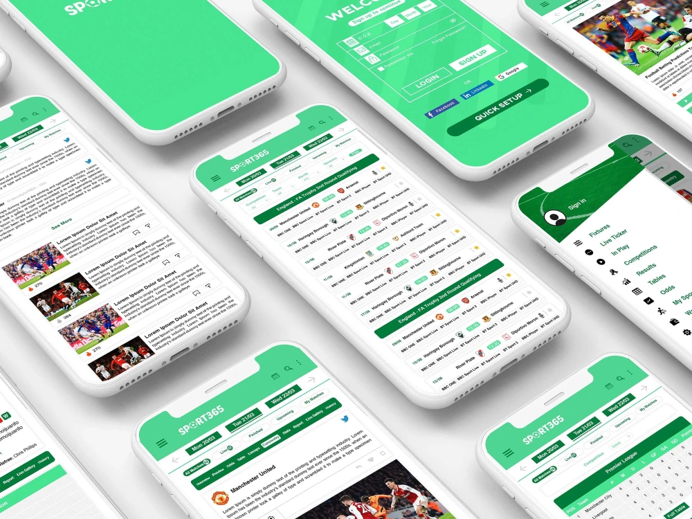 Modern app UI and interactive prototype | Upwork