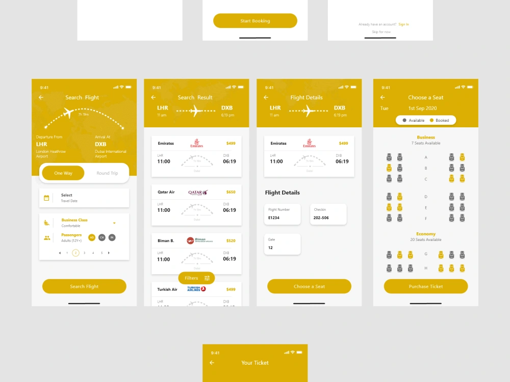 A professional UI/UX design for your mobile application | Upwork