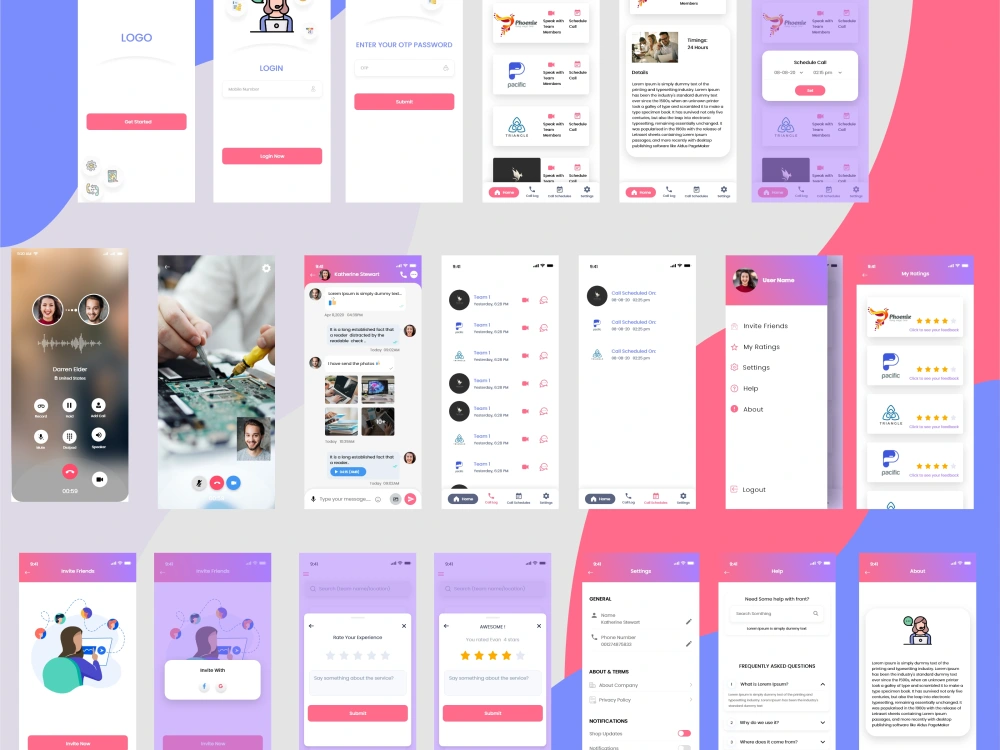 A professional UI/UX design for your mobile application | Upwork