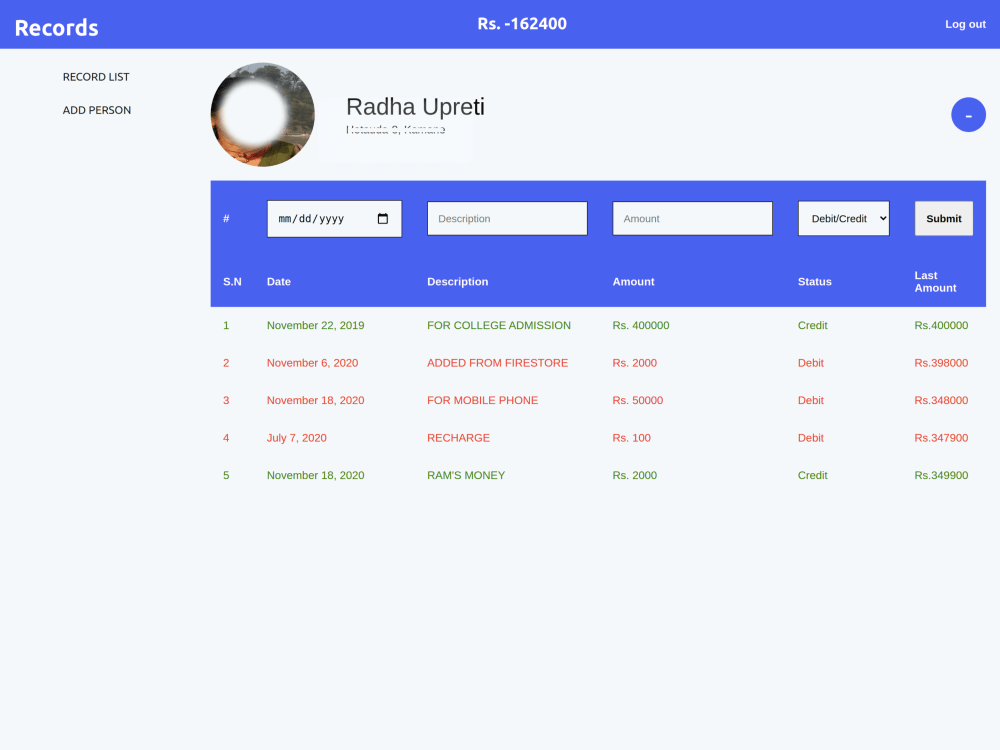 A Customized Web Application Build On Reactive Javascript And Backend