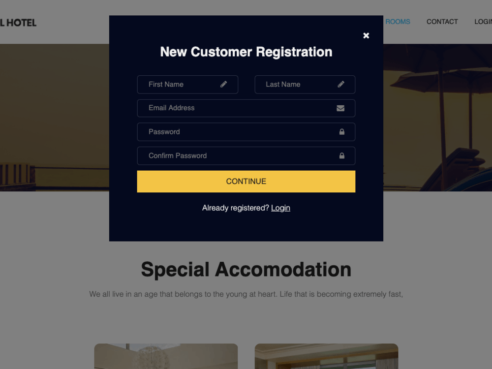 A customized hotel booking system with in hotel order management | Upwork