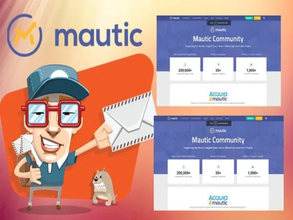 Mautic marketing automation app installed & configured on supported ...