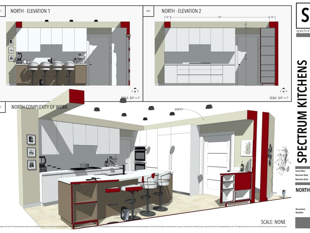 Custom Kitchen cabinet Plans and Renders | Upwork