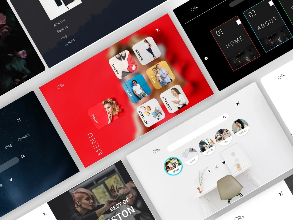 An Minimal and Fully Responsive Website UI UX design | Upwork