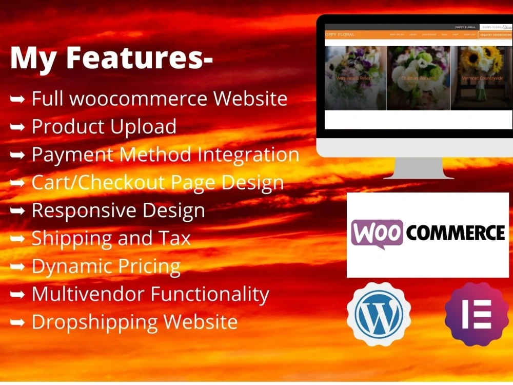 An responsive ecommerce website with woocommerce functionality. | Upwork