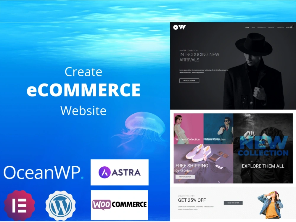 An responsive ecommerce website with woocommerce functionality. | Upwork
