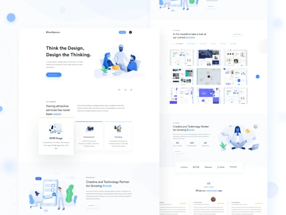 Creative and Unique Website UI Design | Upwork