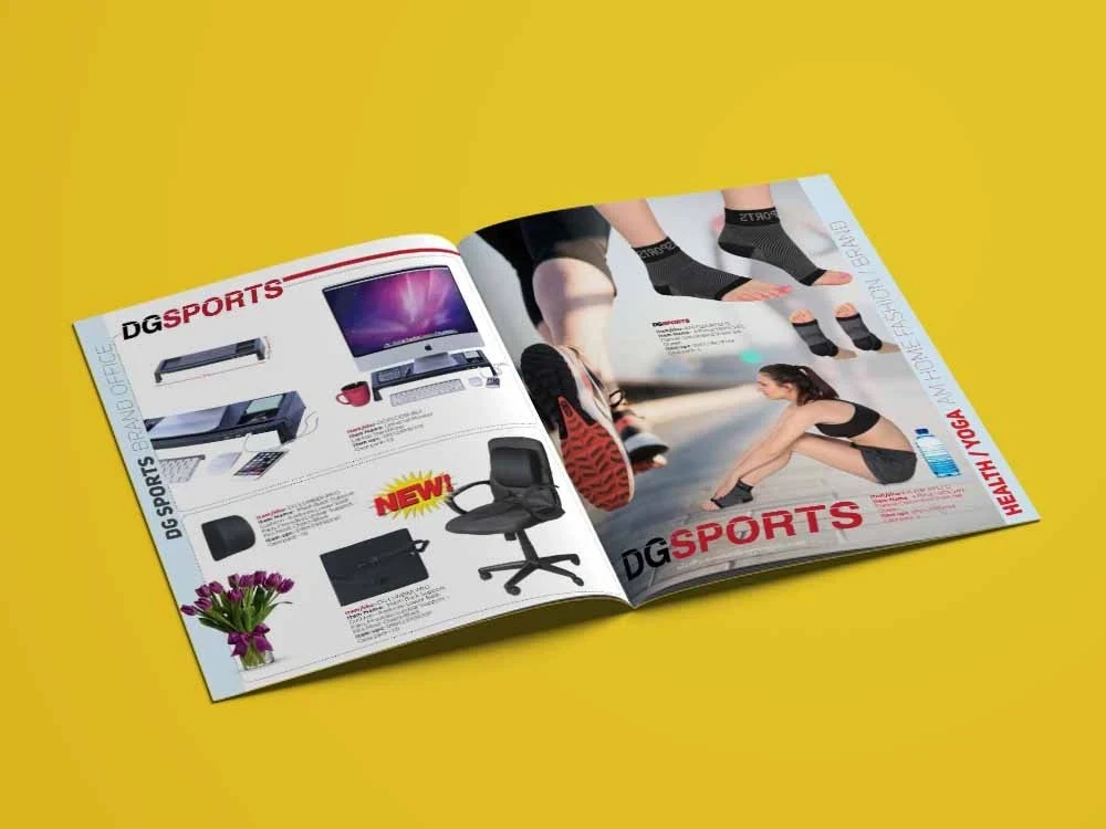 Product catalog, brochure, sale sheet layout to print | Upwork