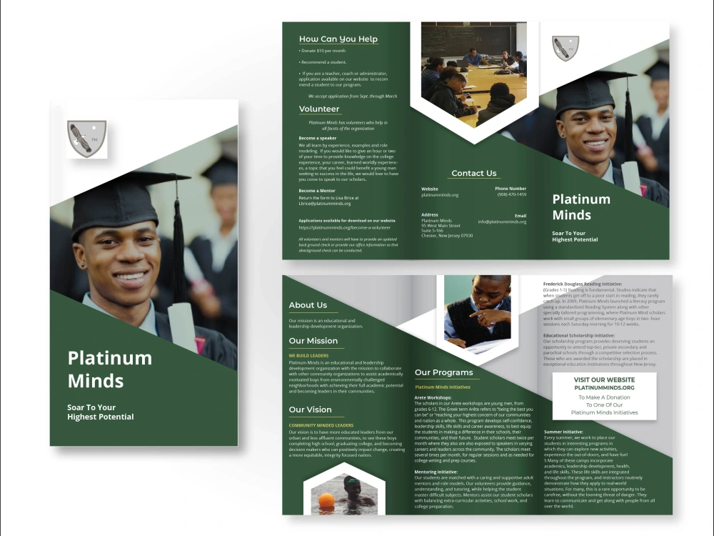 A professionally designed editable brochure to promote your services ...