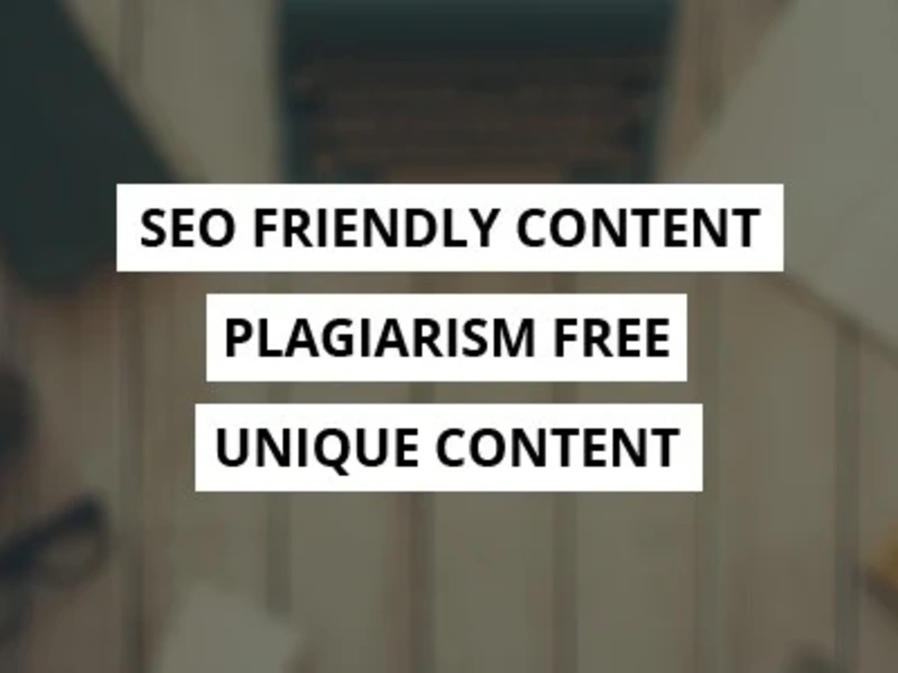 A SEO based friendly/relatable content in various niches | Upwork