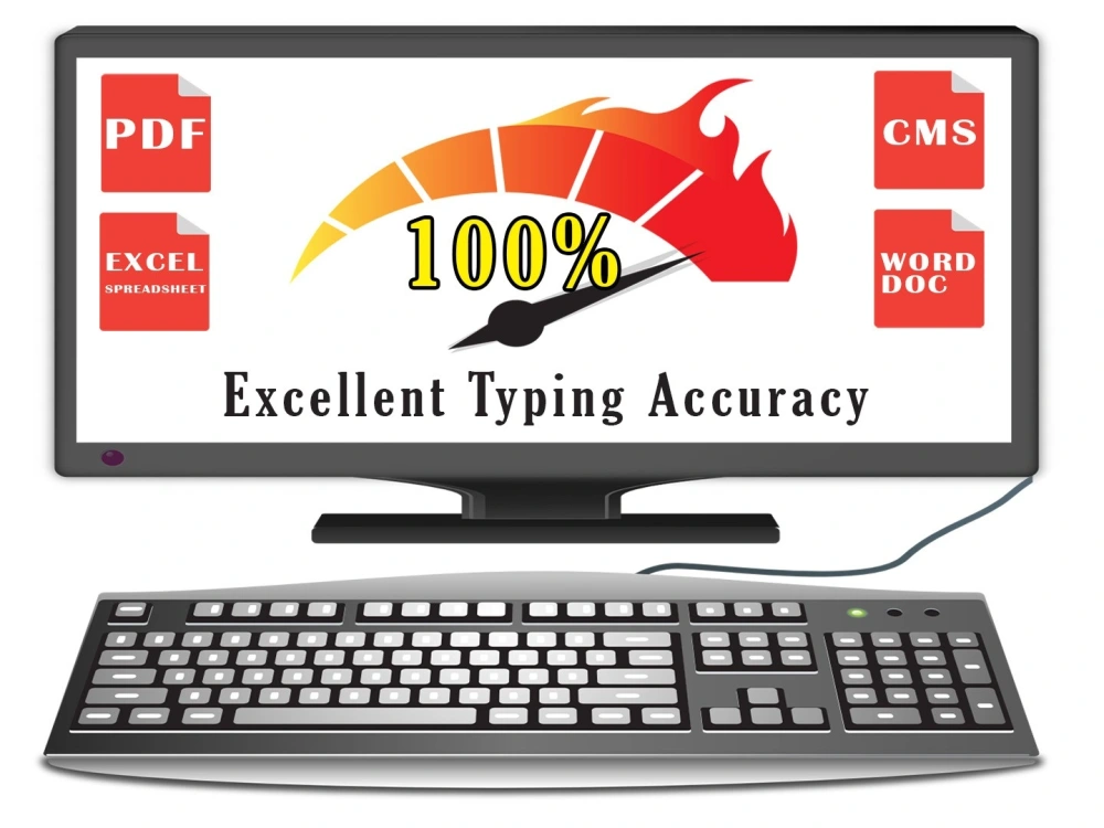 100% Data Accuracy | Data Entry | Typing | | Upwork
