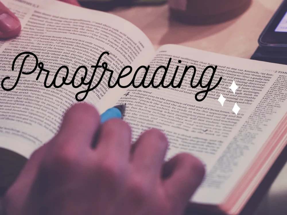 A professional service of proofreading, editing, and formatting ...