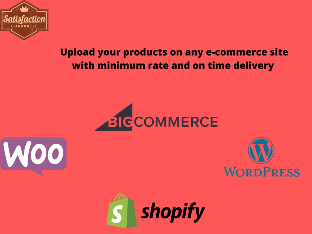 Product uploads to your woocommerce, shopify stores | Upwork