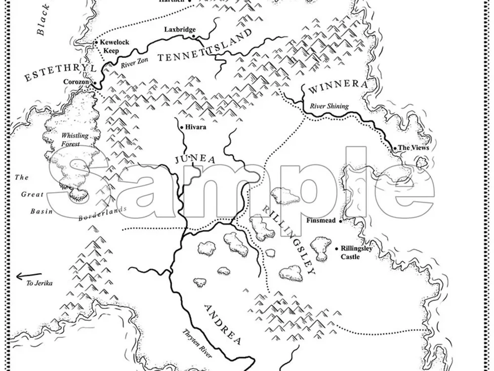 A fantasy map (simplified style) for your book or game | Upwork