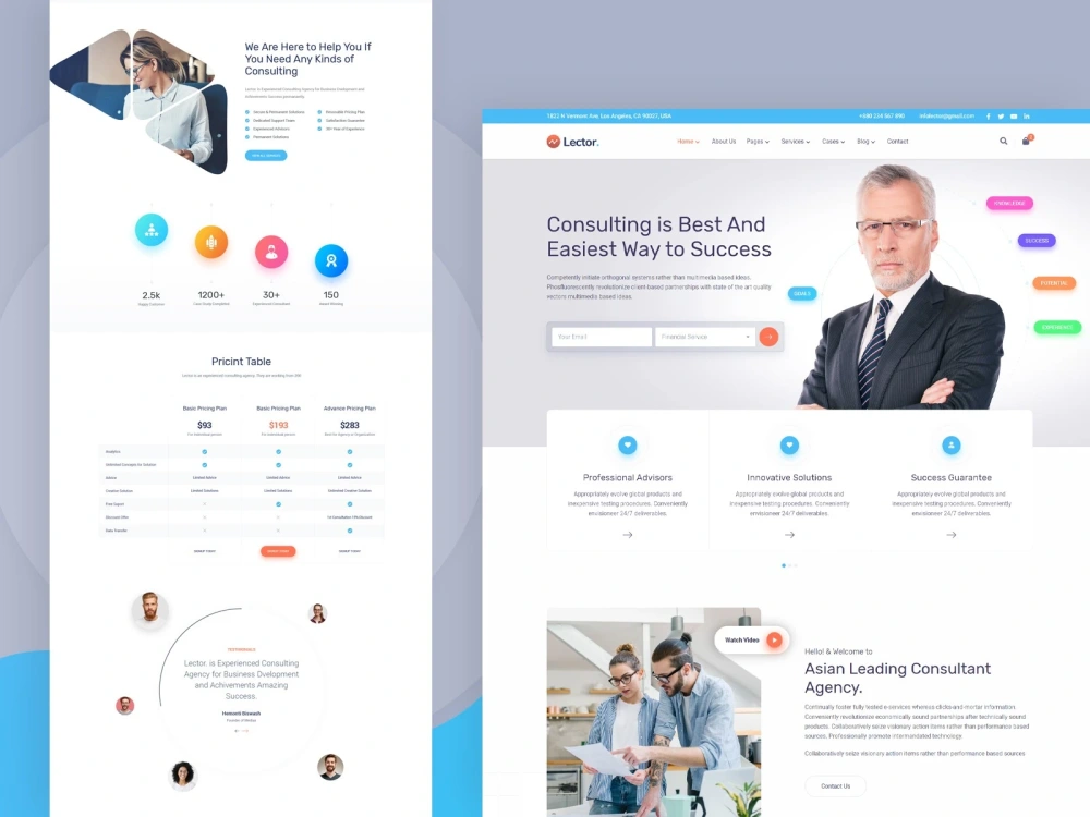 100% unique, modern, eye-catching website with Mobile/Tablet Friendly ...