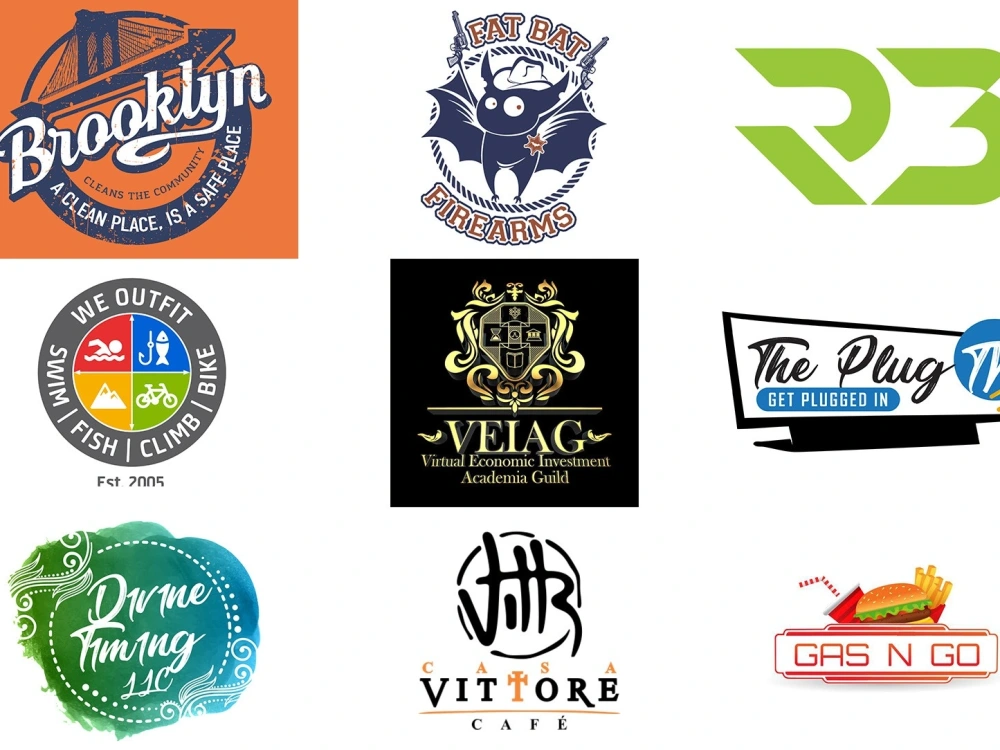 A custom handmade logo designed for your business with multiple ...