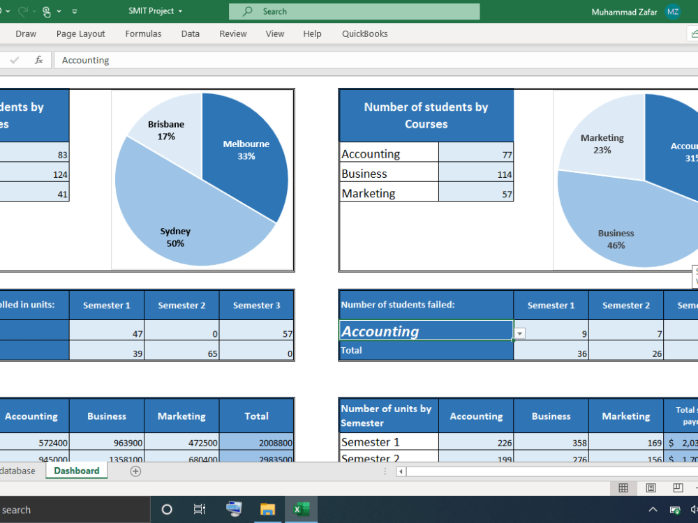 Professionally created Excel Sheet, Formula, Tables, Graphs and Charts. | Upwork