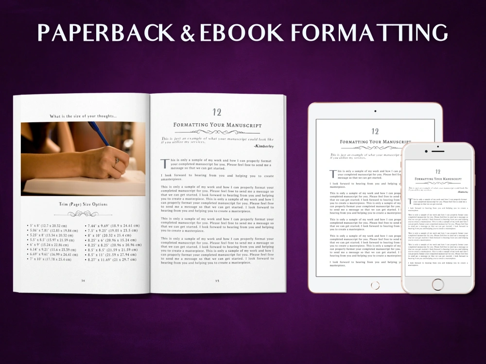 Professional formatting for Amazon KDP and other platforms | Upwork