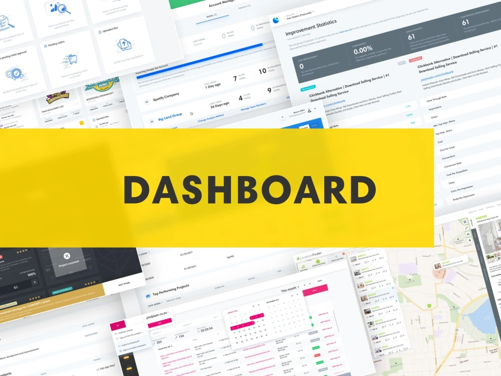 Clean & User Friendly dashboards for SAAS, B2B projects... | Upwork