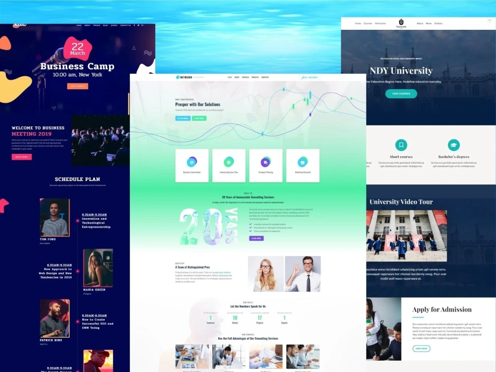 A responsive WordPress website or landing page made with elementor pro | Upwork