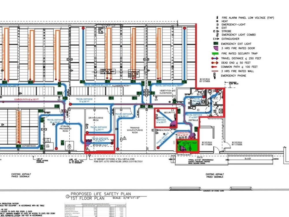 A professional fire safety drawings. | Upwork